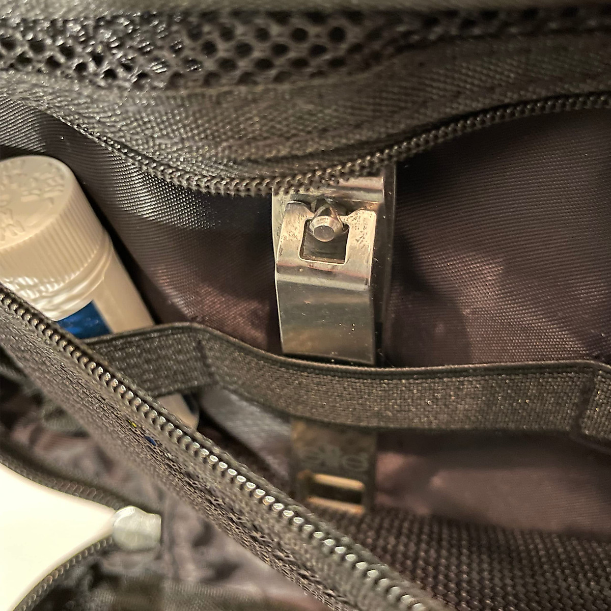 COR Surf Compact Toiletry Travel Bag Hanging, Premium Mens and Women Dopp Kit for Travel | Waterproof with 4 Separate Compartments and Waterproof Zippers (Black)