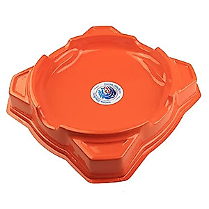 Aimoly Bey Stadium Battle Arena for Beyblade Burst Battling Tops Game (Orange)