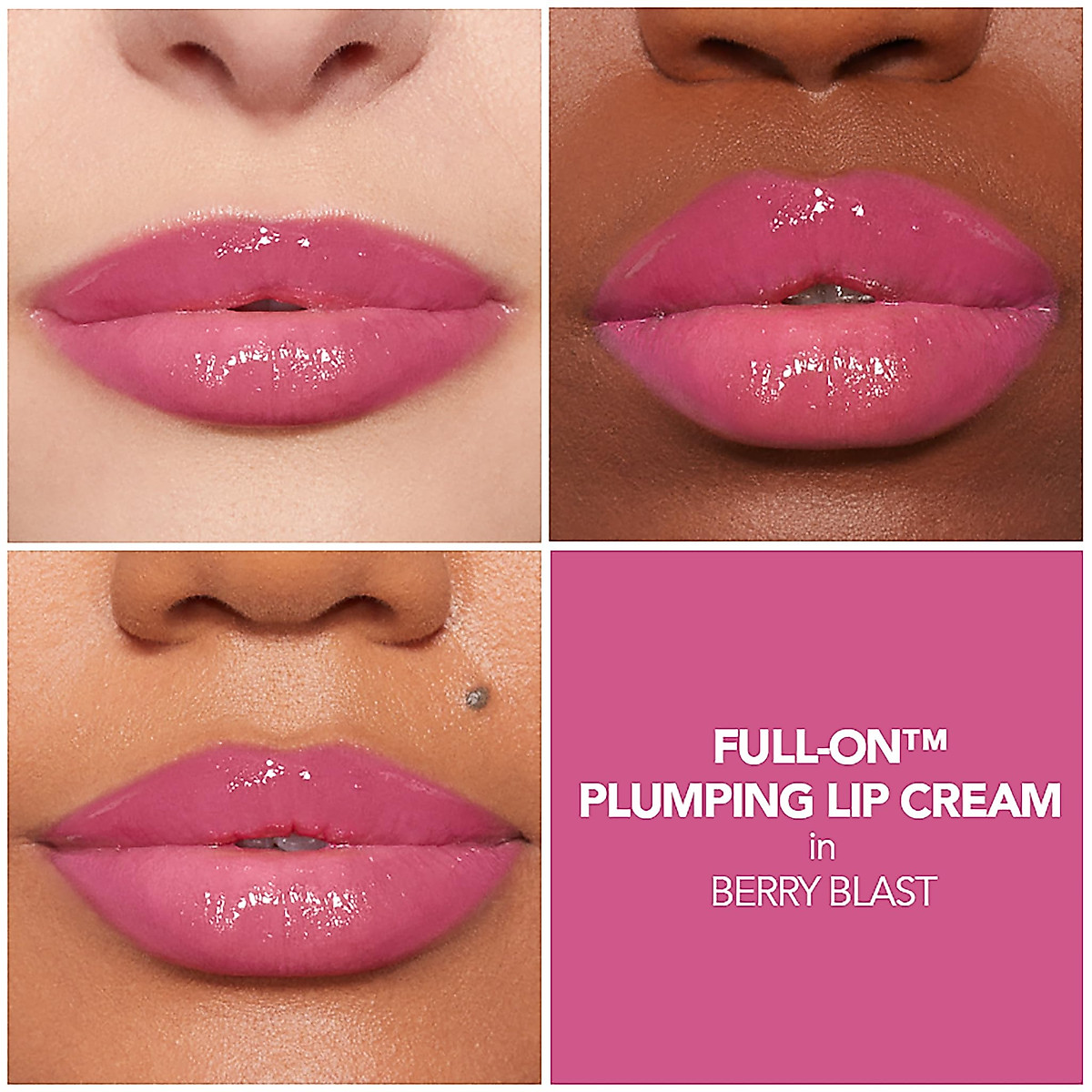 BUXOM Full-On Plumping Lip Cream, Berry Blast