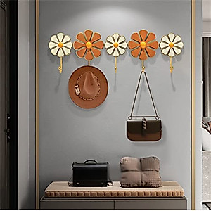 BBSJ Entrance Door Behind The Coat Hook Key Rack Porch Living Room Fashion Metal Decorative Hook