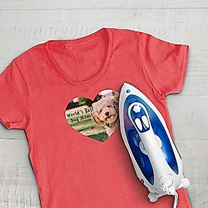 Pen+Gear Fabric TRANSFERS Paper 8.5" x 11" 15-Sheets for Inkjet Printers White & Dark