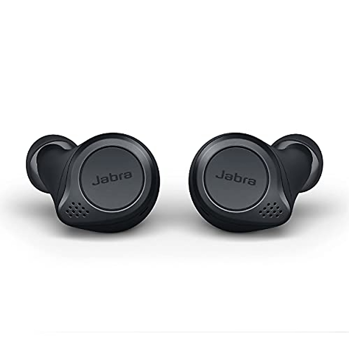 Jabra Elite Active 75t True Wireless Earbuds with Wireless Charging Enabled Case, Gray (Renewed)