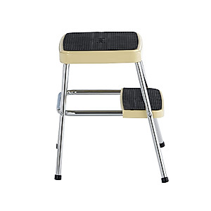 COSCO 11330CBY1E Stylaire Retro Two (Yellow, one Pack) Step Stool,