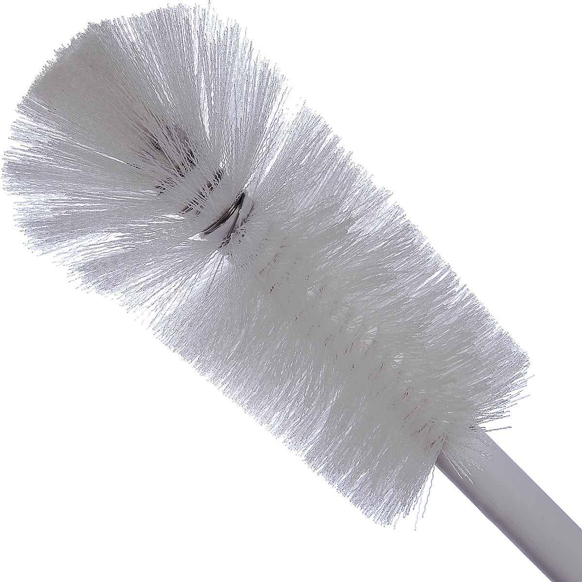 SPARTA 4046702 Plastic Bottle Brush, Decanter Brush, Kitchen Brush With Soft Polyester Bristles For Cleaning, 16 Inches, White