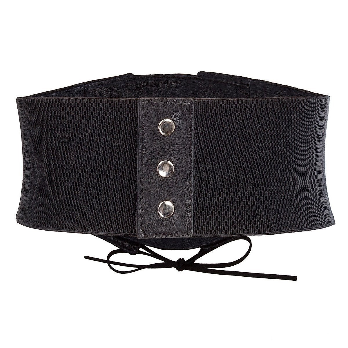 GRACE KARIN Women's Elastic Stretch Corset Waist Cincher Belt Pirate Corset Black XXL