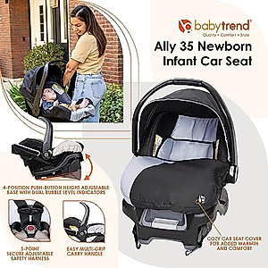 Baby Trend Ally 35 Infant Car Seat, Stormy