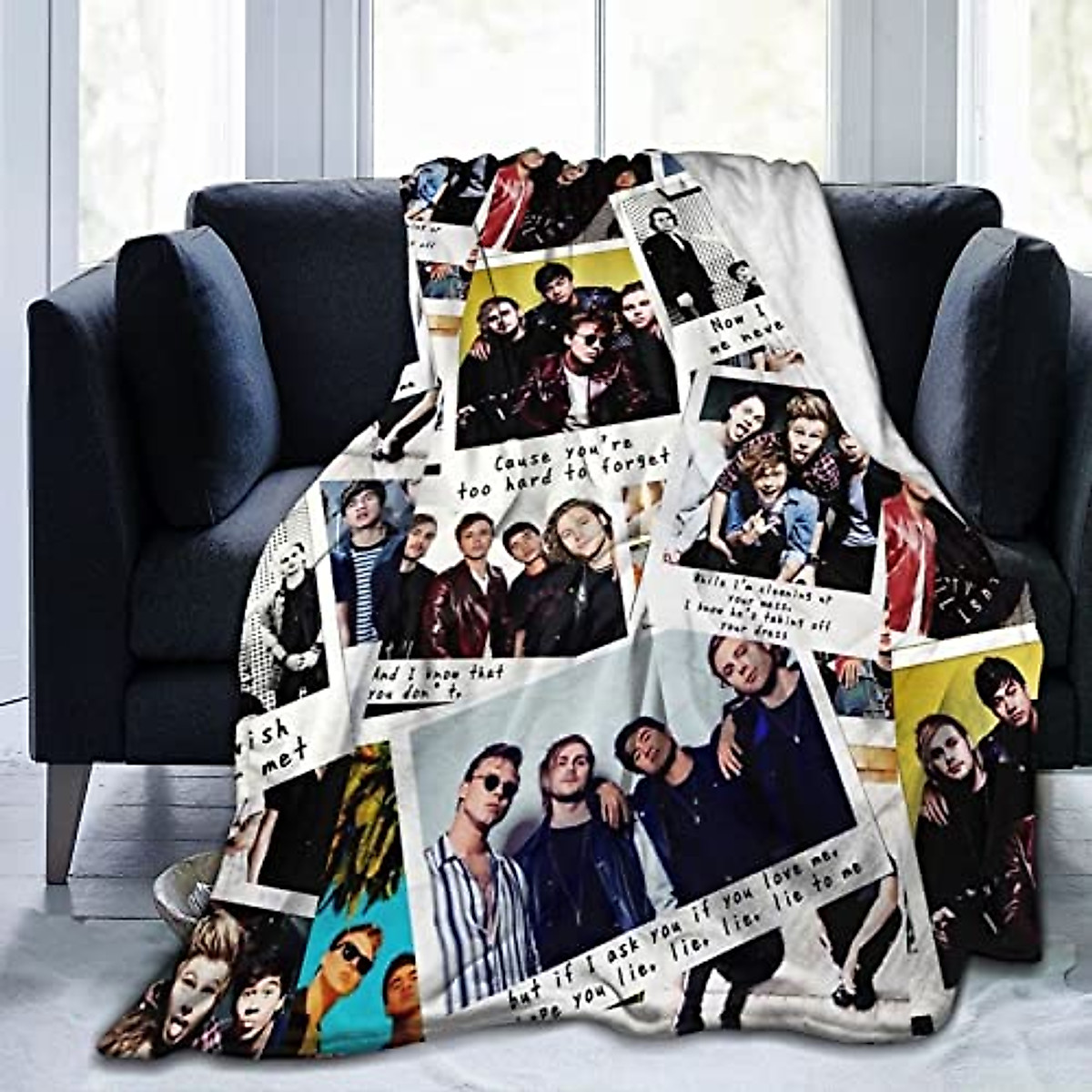 Woodyotime 5sosTop Selling Merchandise Ultra-Soft Micro Fleece Blanket 60"X50"