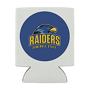 Seminole State College Primary Logo Can Cooler - Drink Sleeve Hugger Collapsible Insulator - Beverage Insulated Holder