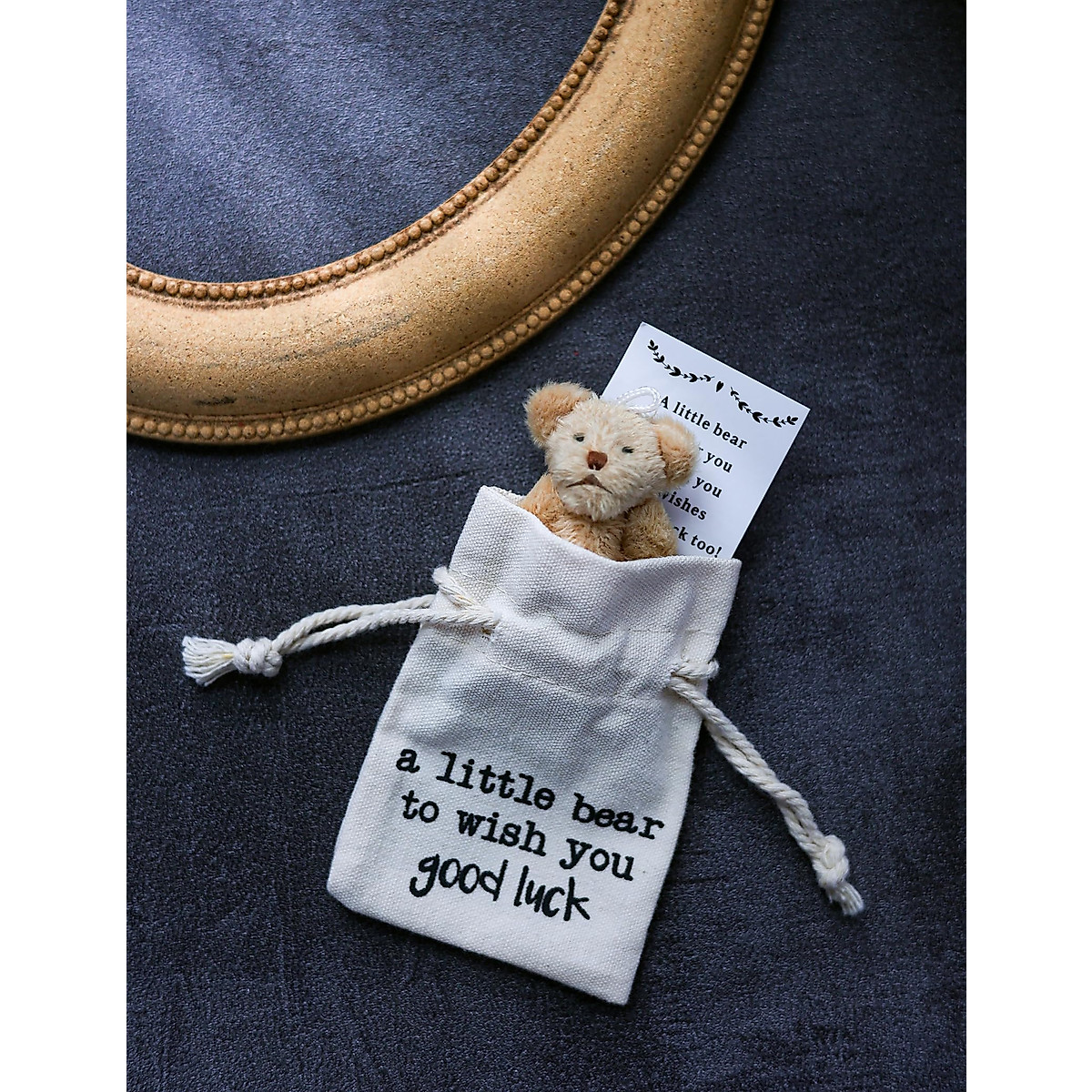 Good Luck Gift, Pocket Bear, Lucky Souvenir Gift, Miss You Gift, Gifts of Encouragement, Good Luck in Exams,Congratulations Graduation Gift.