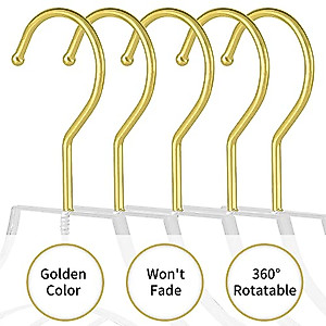 Acrylic Hangers Clear and Gold Hangers Premium Quality Clear Acrylic Clothes Hangers Clothing Standard Hangers