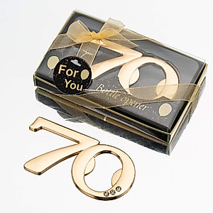 24PCS Latest 70 Bottle Openers for 70th Birthday Party Favors or 70th Wedding Anniversary Party Gifts 70th Birthday Party Gifts Souvenirs Decorations for Guests…