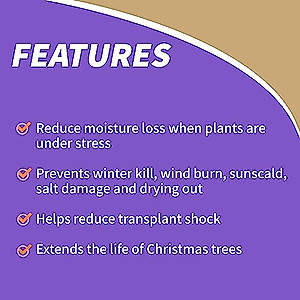 Bonide Wilt Stop, 32 oz Concentrated Anti-Transpirant Plant Protector, Long Lasting Effects, Extend the Life of Plants