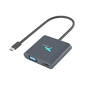 IMD-ULC362 Type C to HDMI to VGA Adapter