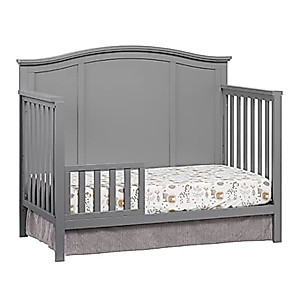 Oxford Baby Emerson Crib to Toddler Bed Guard Rail Conversion Kit, Dove Gray, GreenGuard Gold Certified 0.88 inch x 18.50 inch x 11.63 inch