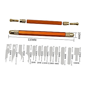 SEWACC 13pcs Knives Mobile Phone Film Cutter Carving Mobile Phone Films Tools Engraving Flat Set