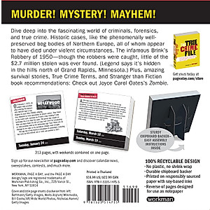 A Year of True Crime Page-A-Day Calendar 2023: Cannibal Cooks, Killer Kids, Incredible Survivors!