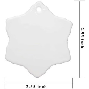 Personalized Ornaments Italy Bridge of Sighs Venice Christmas Ornament Porcelain Double Sided Snowflake Souvenirs Farmhouse Home Living Room Decor Can be Given on Keepsake for Couples Present