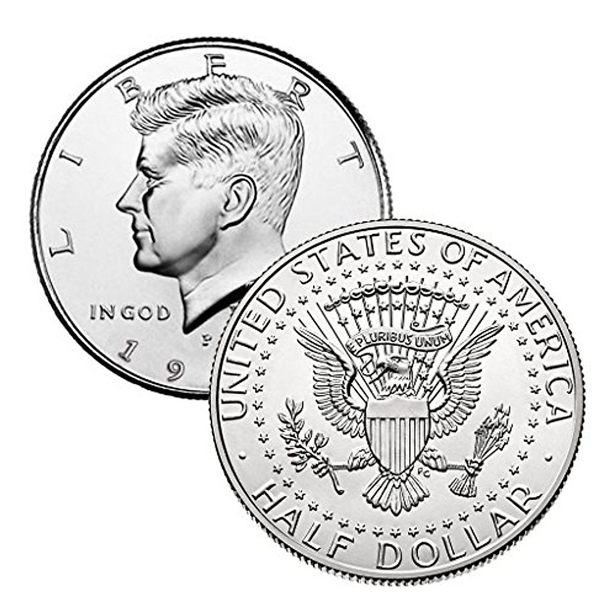 1988 P, D Kennedy Half Dollar 2 Coin Set Uncirculated