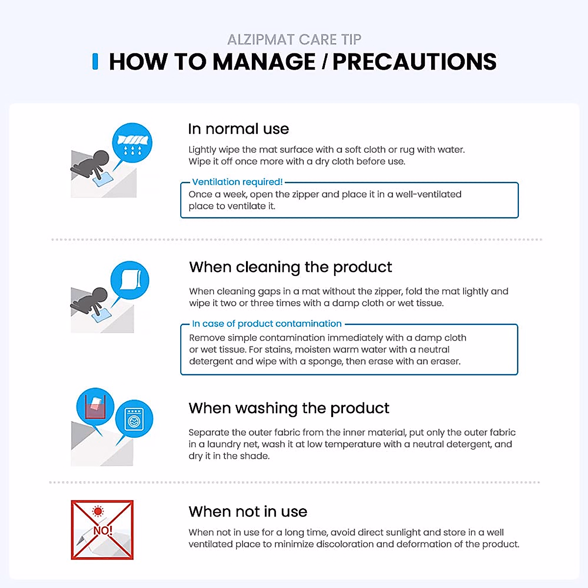 ALZIP MAT Dust Zero Baby Play Mat Eco-Friendly Non-Toxic Non-Slip Reversible Waterproof (XG (110x55 inch), Urban Milk)