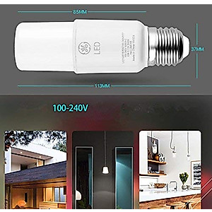 CTKcom Lighting 10W LED Light Bulbs(4 Pack)- E27 6500K,60W Equivalent Ultra,Bright 760lm, 240 Degree Beam Angle Cylindrical Shape Light Bulb 100-240V
