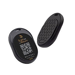 Dolphin Smart Tracker, Android and iOS Compatible, Alternative to GPS Tracker for Locating Valuables Within Approximate Distance, Bluetooth Luggage Tracker and Key Finder, 2 Pieces, Black - tag8