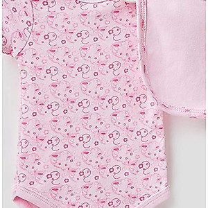 Newborn Gift Set for Baby Girl – Pink Keepsake Box with Baby Clothes, Teddy Bear and Newborn Essentials - Welcome Baby Basket for Parents Makes a Unique Shower Gift