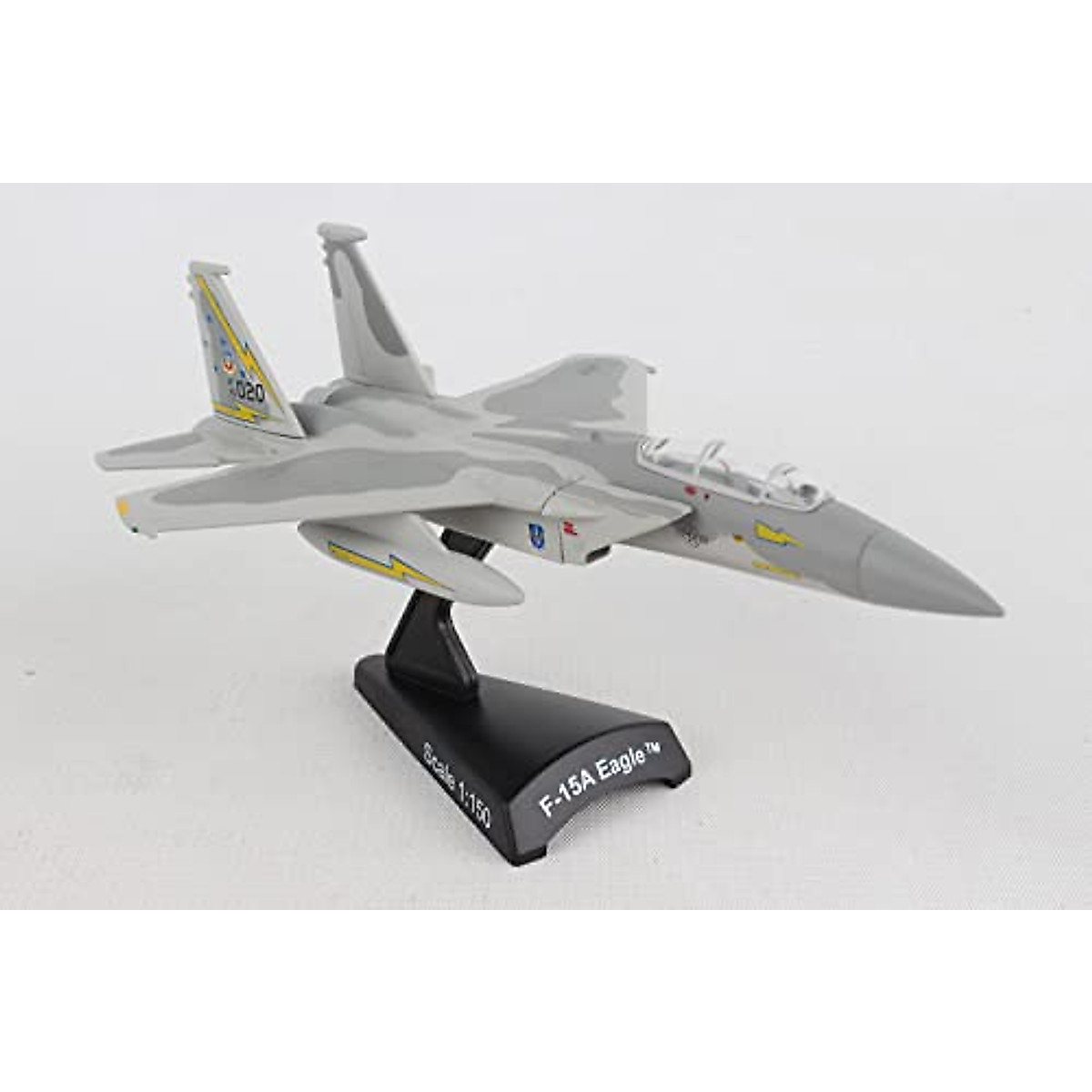 Daron Postage Stamp F-15 Eagle 5th Fighter Interceptor Sqn. 1/150 Scale, Gray