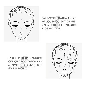 PHOERA Foundation, Flawless Soft Matte Liquid Foundation Makeup for Women.(102# Nude)