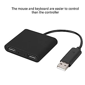 Tgoon Mouse Accessory, Converter Enjoy Game Experience Mobile Aiming Shooting for Mouse Adaptation for Game Console for Keyboard Adapter
