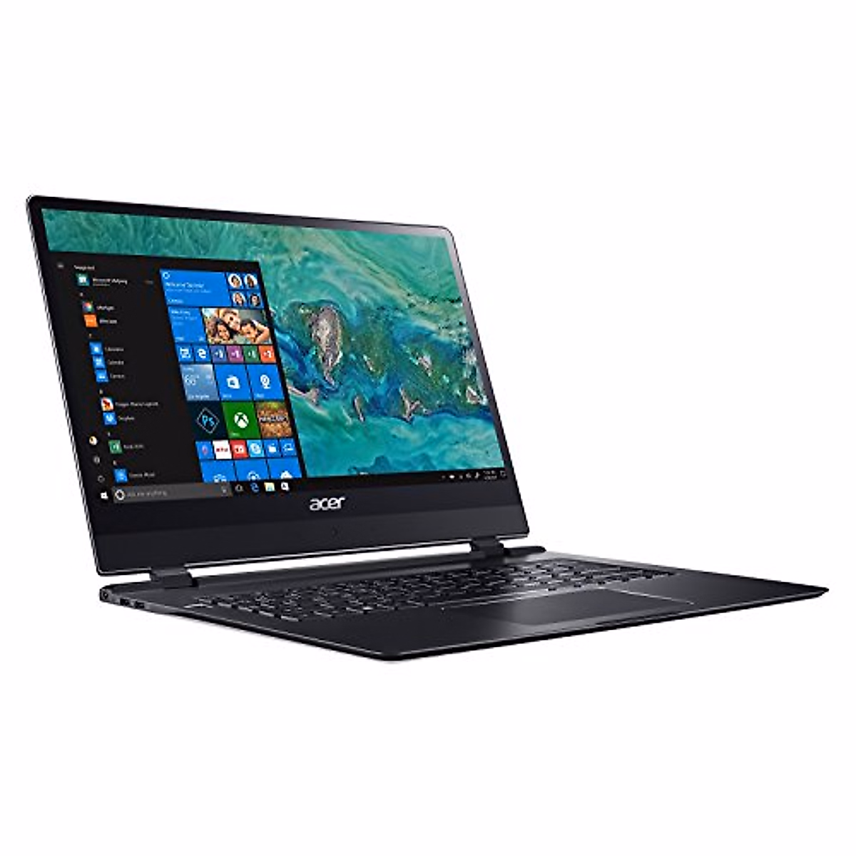 Acer Swift 7 SF714-51T-M9H0 Ultra-Thin 8.98mm Laptop, 14" Full HD Touch, 7th Gen Intel Core i7-7Y75, 8GB LPDDR3, 256GB PCIe NVMe SSD, 4G LTE, Windows 10