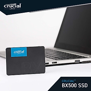 Crucial BX500 1TB 3D NAND SATA 2.5-Inch Internal SSD, up to 540MB/s - CT1000BX500SSD1, Solid State Drive