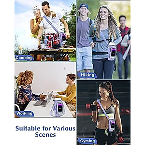 OriJoy Water Bottle Carrier Holder Pouch with Phone Pocket for Stanley Quencher H2.0 & Adventure 40 oz Tumbler, Protector Sleeve with Strap