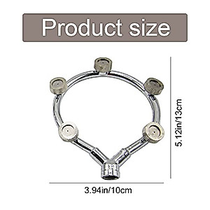 Atomizing Nozzles Stainless Steel Misting Nozzles Ring Shaped Porous Atomizing Misting Sprayers for Garden Humidification Spraying