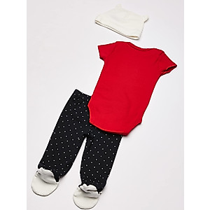 Carter's Baby Girls 4 Pc Sets 126g404, Red, NB