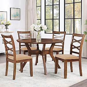 Smiry Velvet Seat Covers for Dining Room Chair Set of 6, Stretch Fit Removable Washable Chair Seat Cushion Protector Slipcovers with Ties, Beige