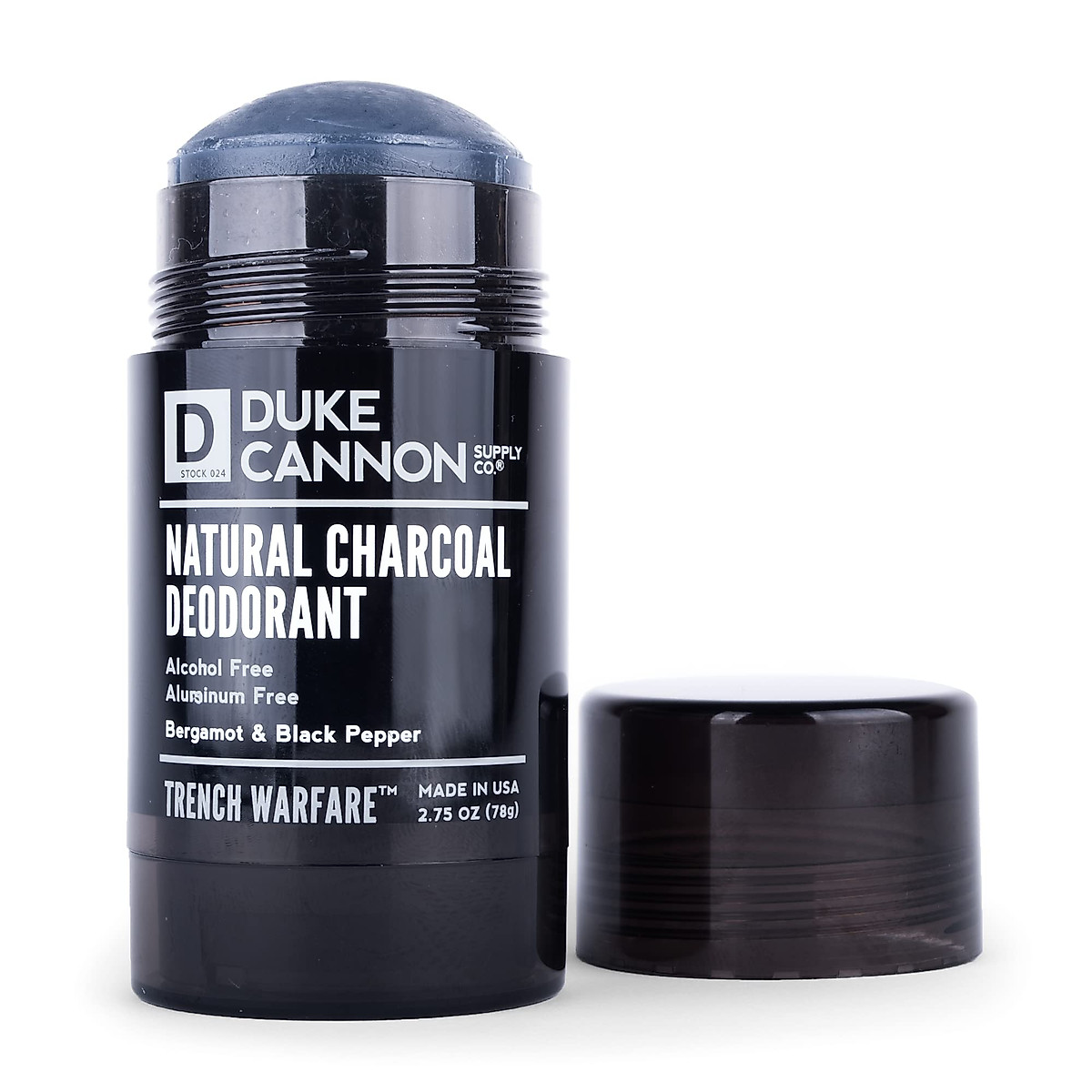 Duke Cannon Supply Co. Natural Charcoal Deodorant for Men, 2.75oz, Variety Set (Pack of 3) - Alcohol and Aluminum Free Solid Men's Deodorant for Odor Protection