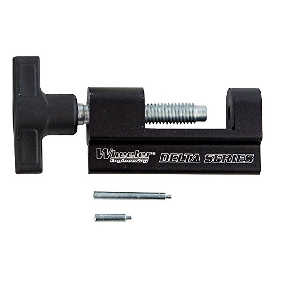 Wheeler Engineering Trigger Guard Install Tool for Installing and Changing Trigger Guards While Gunsmithing, black, silver