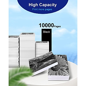 INUDIO Compatible Toner Cartridge Replacement for HP 58X CF258X 58A CF258A Toner Cartridge to Use with HP Laserjet Pro M404n M404dn M404dw MFP M428fdw M428dw M428fdn Printer(Black,2 Pack)