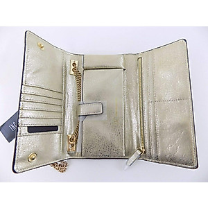 INC INTERNATIONAL CONCEPTS GLAM WALLET CROSSBODY BAG PURSE Gold Handbag
