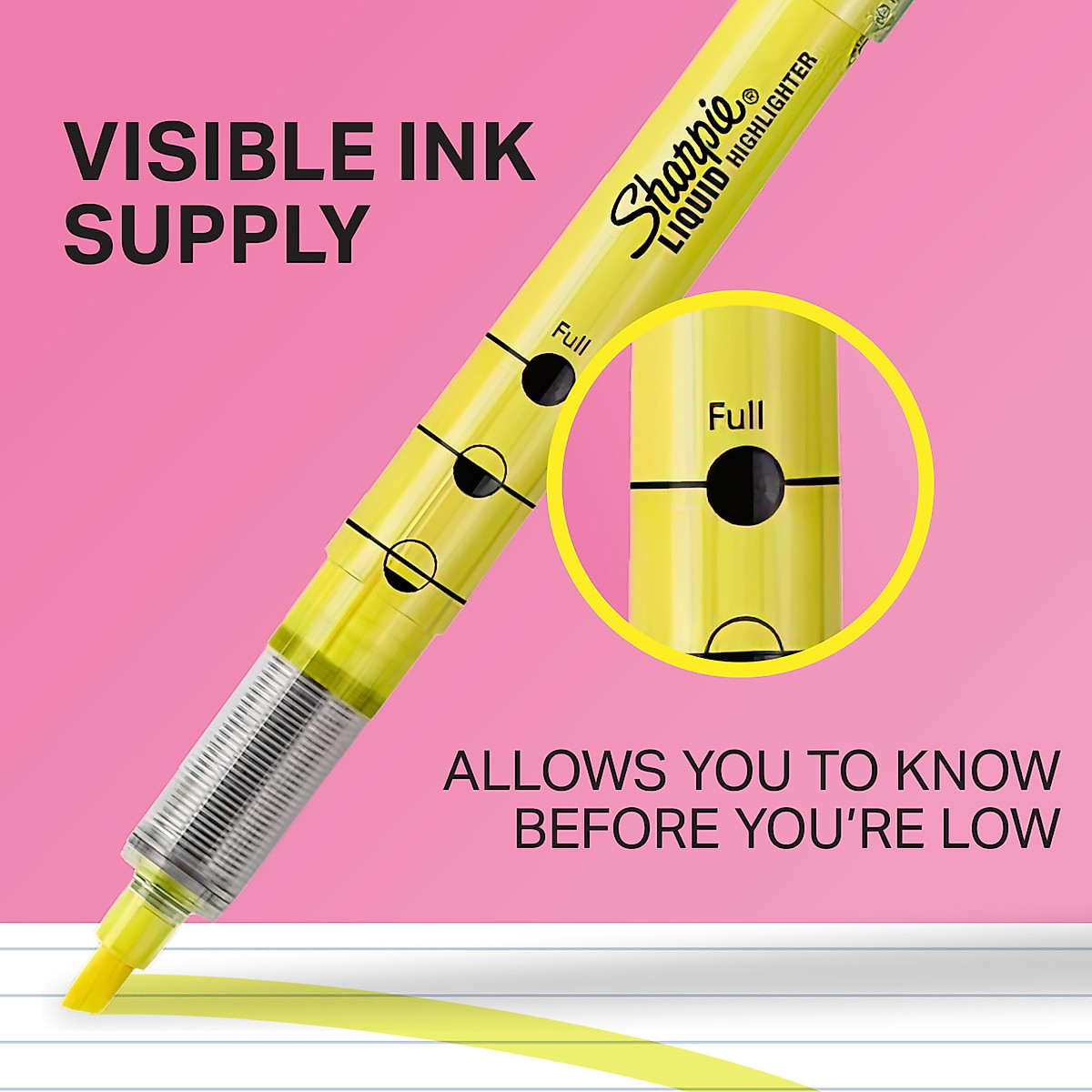 Sharpie Liquid Highlighter, Chisel Tip Highlighters, Assorted Colors, 10 Count