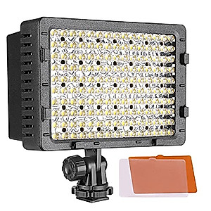 NEEWER® 160 LED CN-160 Dimmable Ultra High Power Panel Digital Camera / Camcorder Video Light, LED Light compatible with Canon, Nikon, Pentax, Panasonic,SONY, Samsung and Olympus Digital SLR Cameras