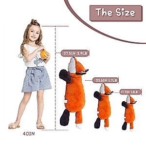 PINMINGS Soft Weighted Stuffed Animals Weighted Plush Animals for Huskies,Pigs,Dinosaurs and Polar Bears - 14-30 Inches for Boys Girls