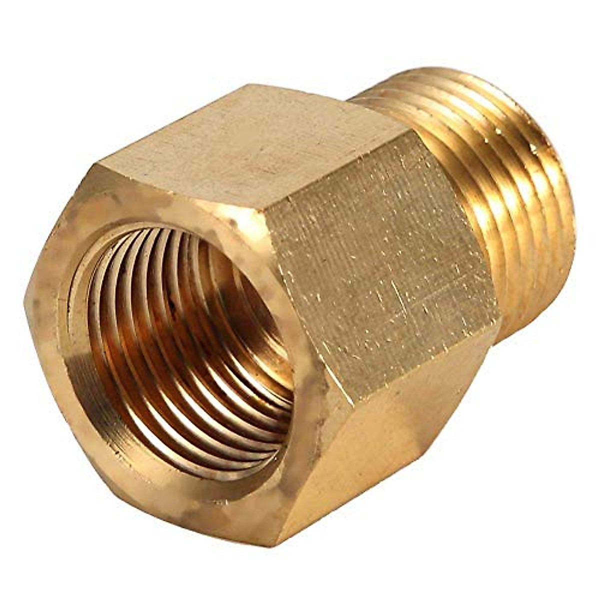 CO2 Cylinder Tank W21.8 to CGA320 Adapter Converter for Aquarium Fish Tank,1.1inch