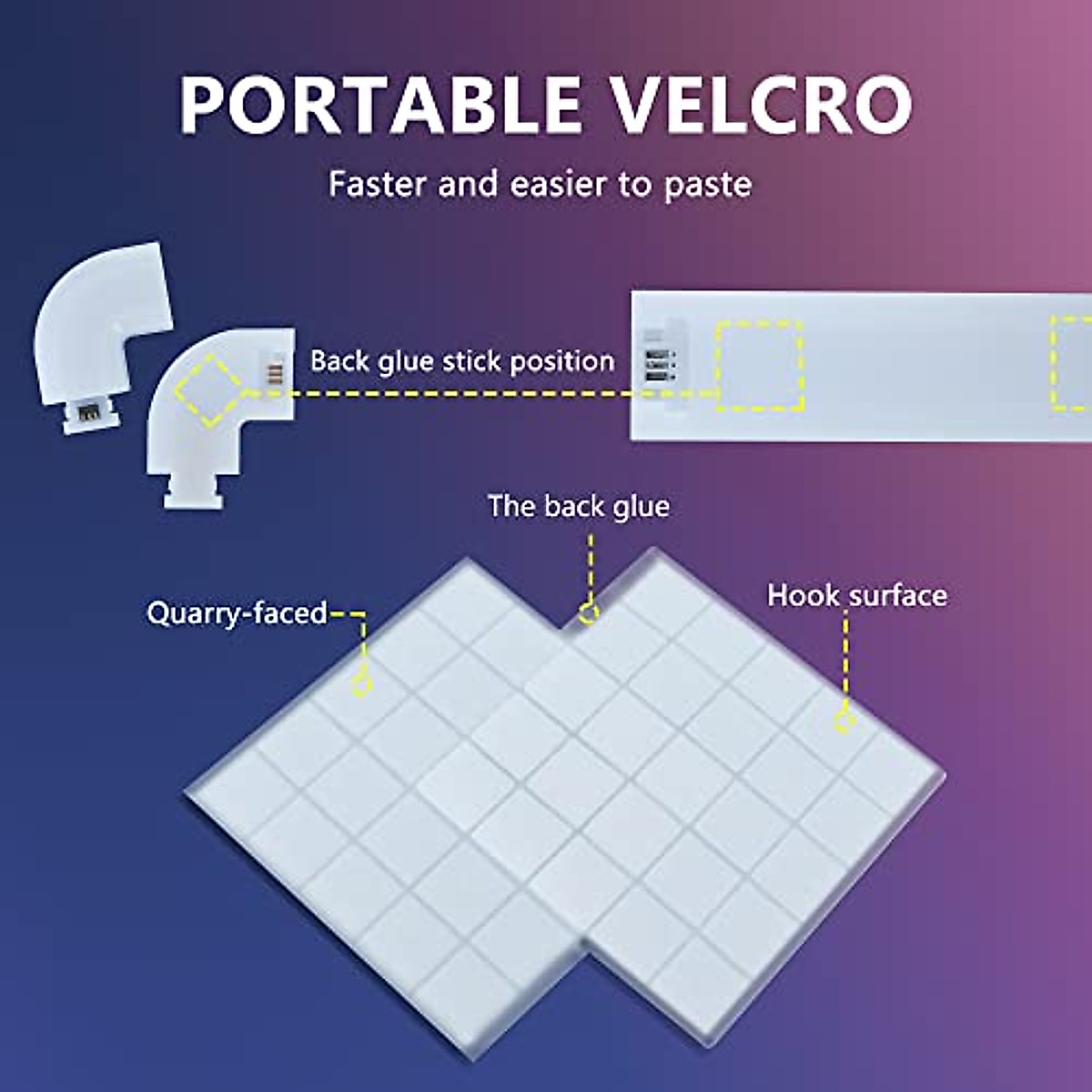 MELIFO Glide FRGBIC Wall Lights,Music Wall Lights Works with Bluetooth and App,Smart FRGBIC Wall Sconces for Bedroom,Music Wall Lights,Strip Lights for Party,Karaoke (3Pcs+2Corners)