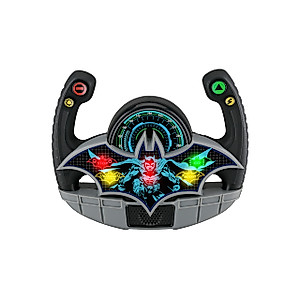 eKids Batman Batmobile Toy Steering Wheel for Kids, Toddler Toy with Sound Effects for Fans of Batman Toys for Boys