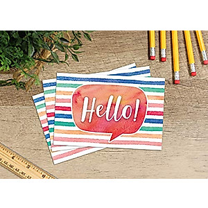 Watercolor Hello Postcards