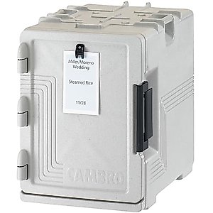 CAMBRO Insulated Food Pan Carrier - Hotbox for Catering & Transport - UPCS400 Series (Speckled Gray)