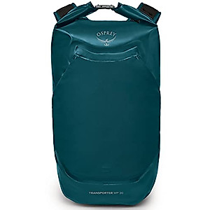 Osprey Transporter 30L Roll Top Waterproof Laptop Backpack, Night Jungle Blue