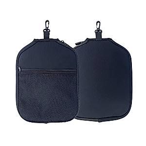 CORECISE Improved Pickleball Paddle Cover with Hook,Pickleball Racket Carry Sleeve with Zipper,Pickleball Paddle Protective Bag