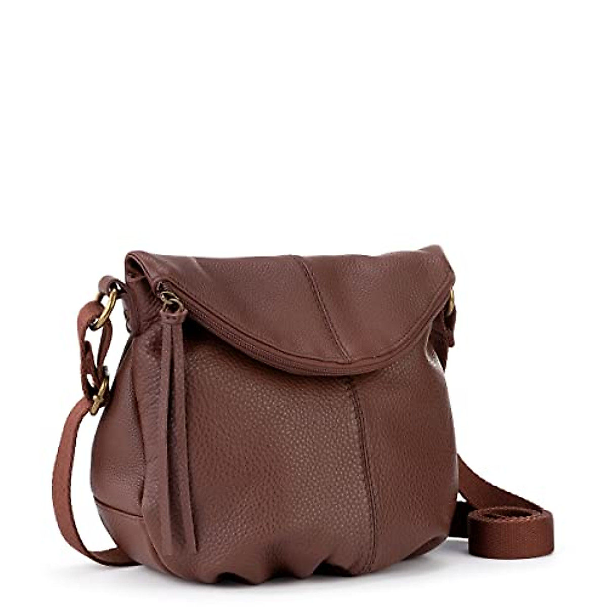 The Sak womens Deena Flap Crossbody Bag, Teak, One Size US